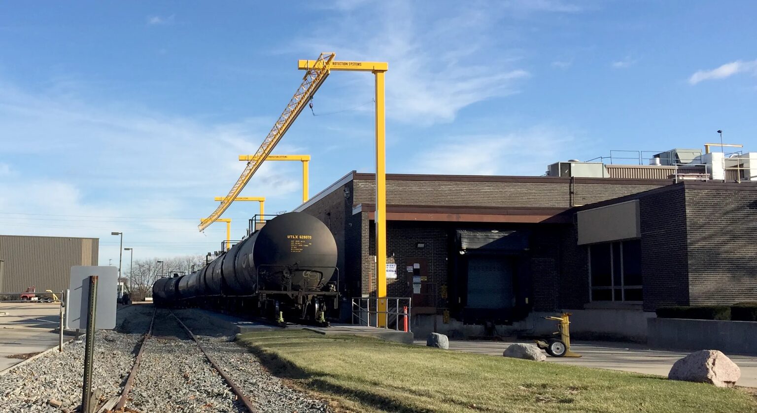 Custom Trolley Beam Fall Protection Solution in a Constrained ...