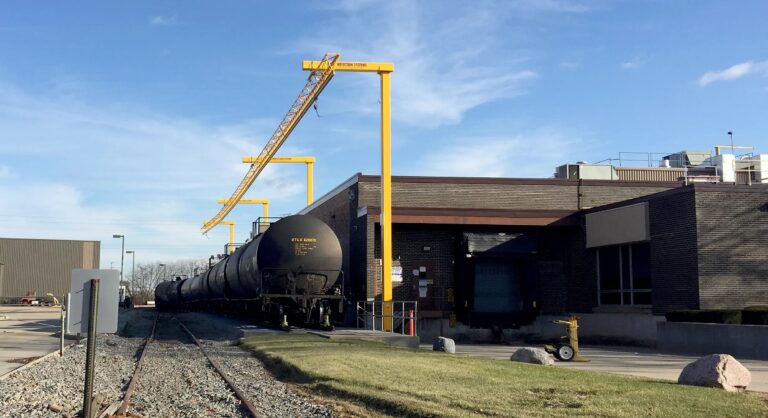 Custom Trolley Beam Fall Protection Solution in a Constrained ...