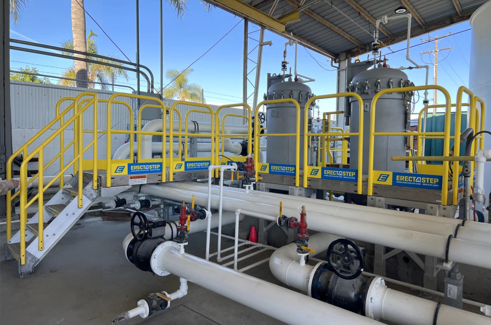 Test Stand Access Platform Installation - SafeRack