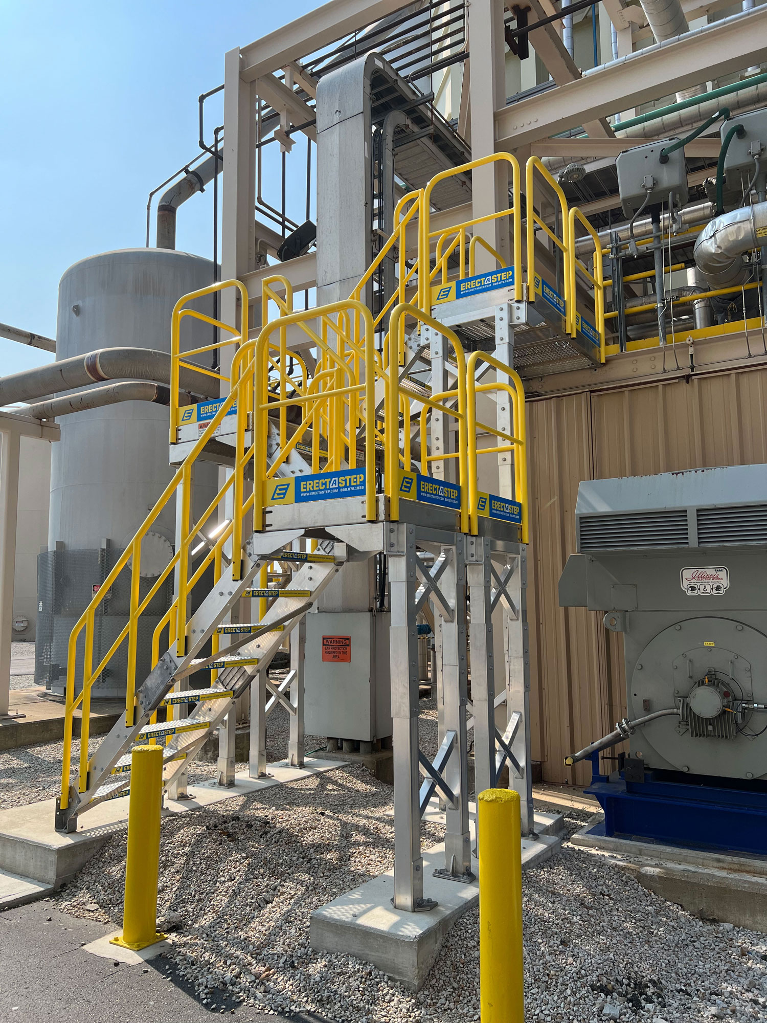 ErectaStep industrial stair tower - SafeRack